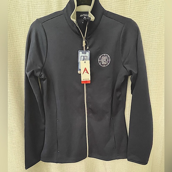 Antigua | Jackets & Coats | Antigua La Clippers Full Zip Leader Jacket ...